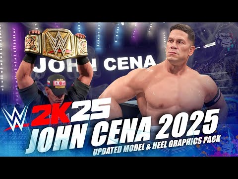 John Cena 2025 Heel Updated Character Model | New WWE 2K25 Mods