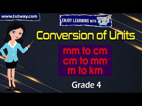 Metric Units of Length | Length Unit Conversion | Convert mm, cm, m and km | Math