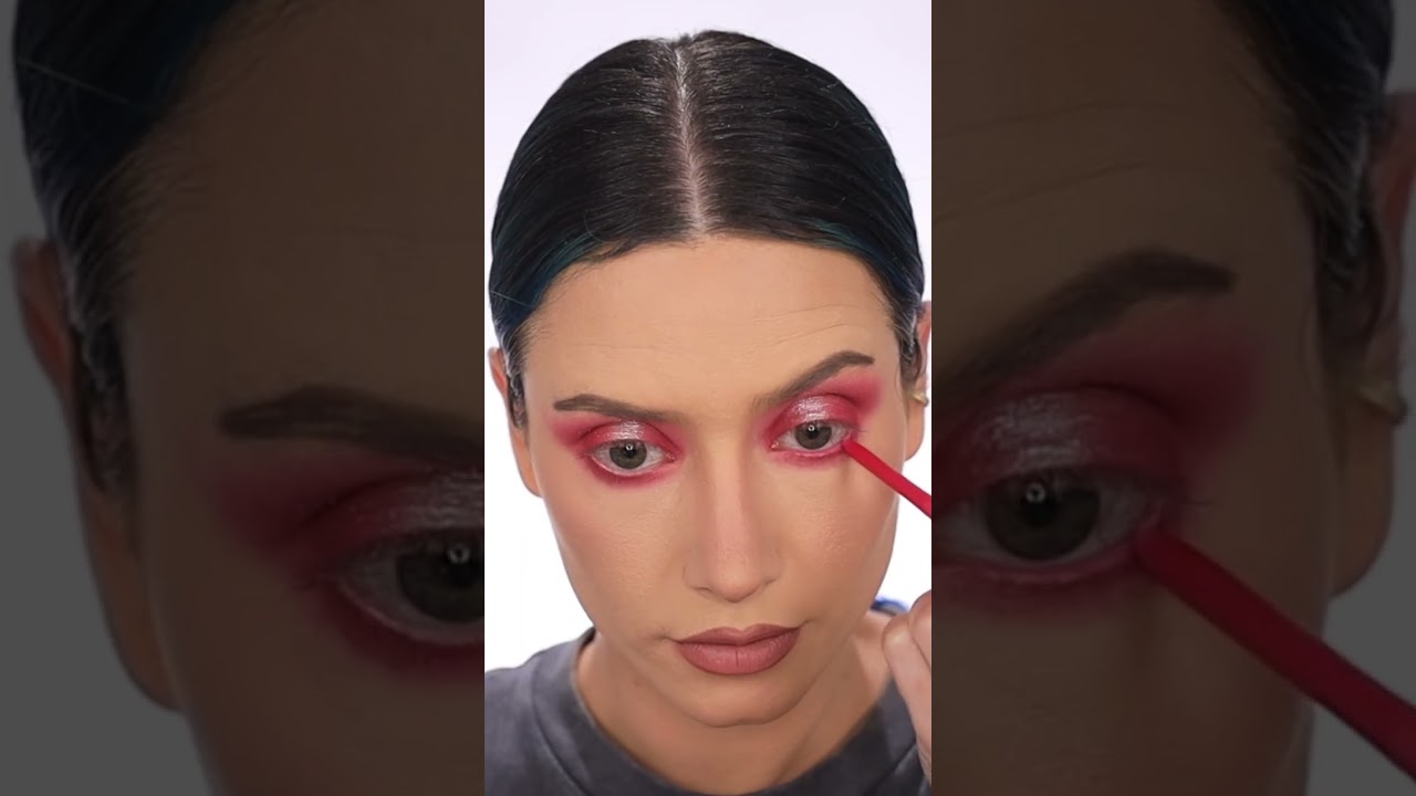 Valentine’s Day makeup 💋 #valentinesday #vdaymakeup #makeup #valentinesdaymakeup