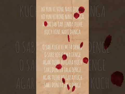Saari Duniya Jalaa Denge Lyrics #animalmovie #animalmoviesongs