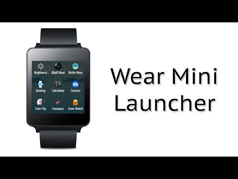 Quickly Open Apps on Android Wear | Wear Mini Launcher Android Wear App Review