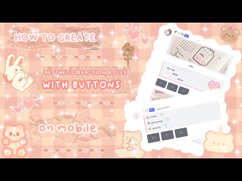 ♡ ₊˚⊹ how to create aesthetic reaction roles with buttons | discord tutorial ???????? PINS = UPDATED VIDEO