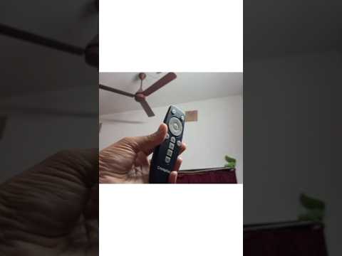 How to pair Crompton BLDC fan with Remote | Remote pairing#bldcfan #remote #pair #electronic #dc #ac