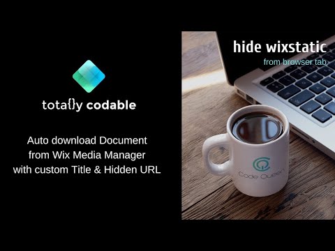 Corvid Tutorial to download a document and hide WixStatic URL