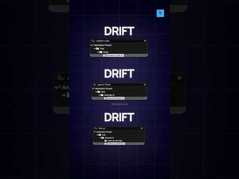 Top 3 Text Animation Presets in After Effects! #aftereffects #tutorial