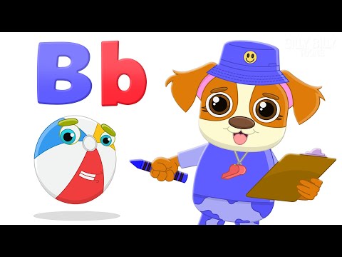 Words that start with B | Alphabet Party | A fun learning game for kids! | Silly Billy Toons