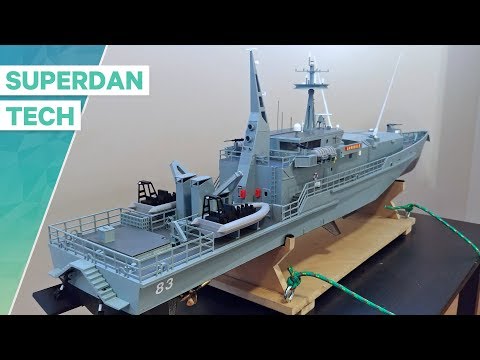 Armidale 3D printed remote control boat