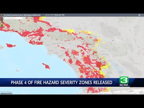 California fire hazard severity maps released for 4th phase