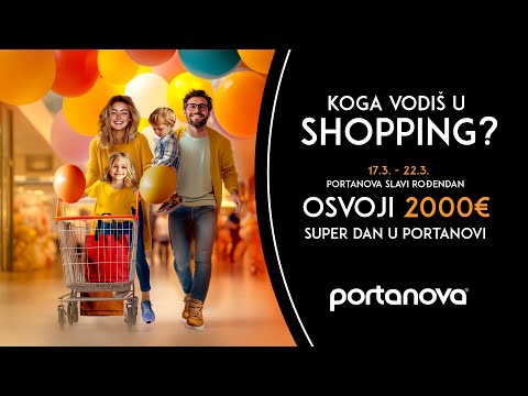 Vijesti iz Portanove - Slavimo rođendan: nagradna igra, dječja predstava, shopping s popustima