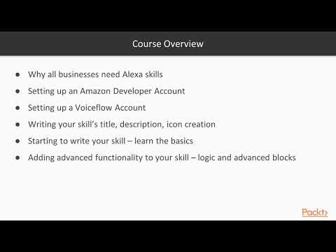 Learn Hands on Building Alexa Skills The Course Overview | packtpub com - Mind Luster
