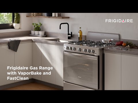 A new way of cooking is here! FRIGIDAIRE Gas Range with VaporBake Technology FKGN30C3MYI