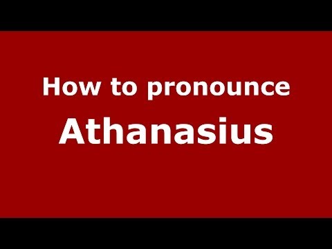 How to pronounce Athanasius (French/France) - PronounceNames.com