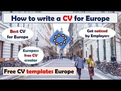 How to Write the Best CV for Europe | Create a Free Europass CV to Stand Out | Owafk Africa