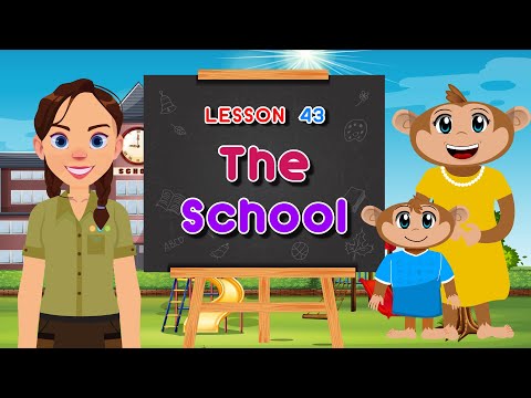 Spanish for Kids - Spanish Vocabulary - The School | Spanish Safari Show Lesson 43