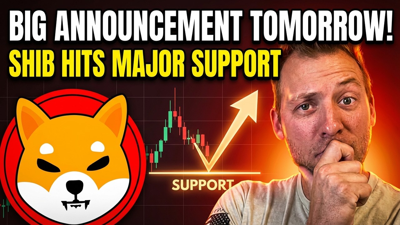 SHIBA INU - SHIB Hits Major Support! Big Announcement Tomorrow!