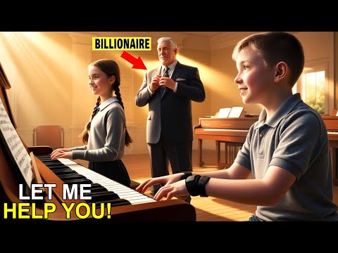 Billionaire Dad Watches a Piano Student Help His Son Play a Duet - And Changes Her Life Forever!