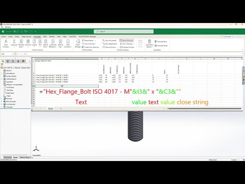 Solidworks Pro Tutorial - Use EXCEL Design Table to create Configurable Components