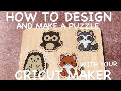 How to design and make a puzzle with your Cricut on design space