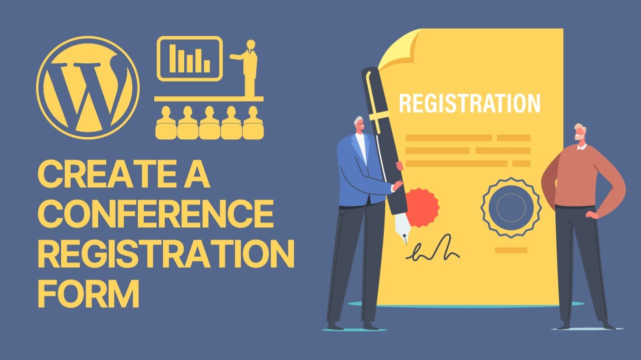 How To Create a Conference Registration Form In WordPress For Free Without Coding? 📃
