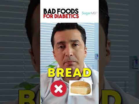 Pasta and Bread are BAD FOODS if you have DIABETES!