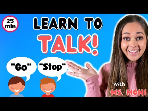 Learn To Talk | Opposites | Toddler Speech Learning Video | Talking Toddler with Ms. Moni