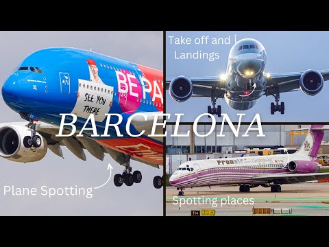 Barcelona Airport | BCN/LEBL | Plane Spotting | Spotting Positions, Landings/Take off (2024)