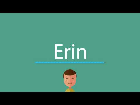 Erin pronunciation
