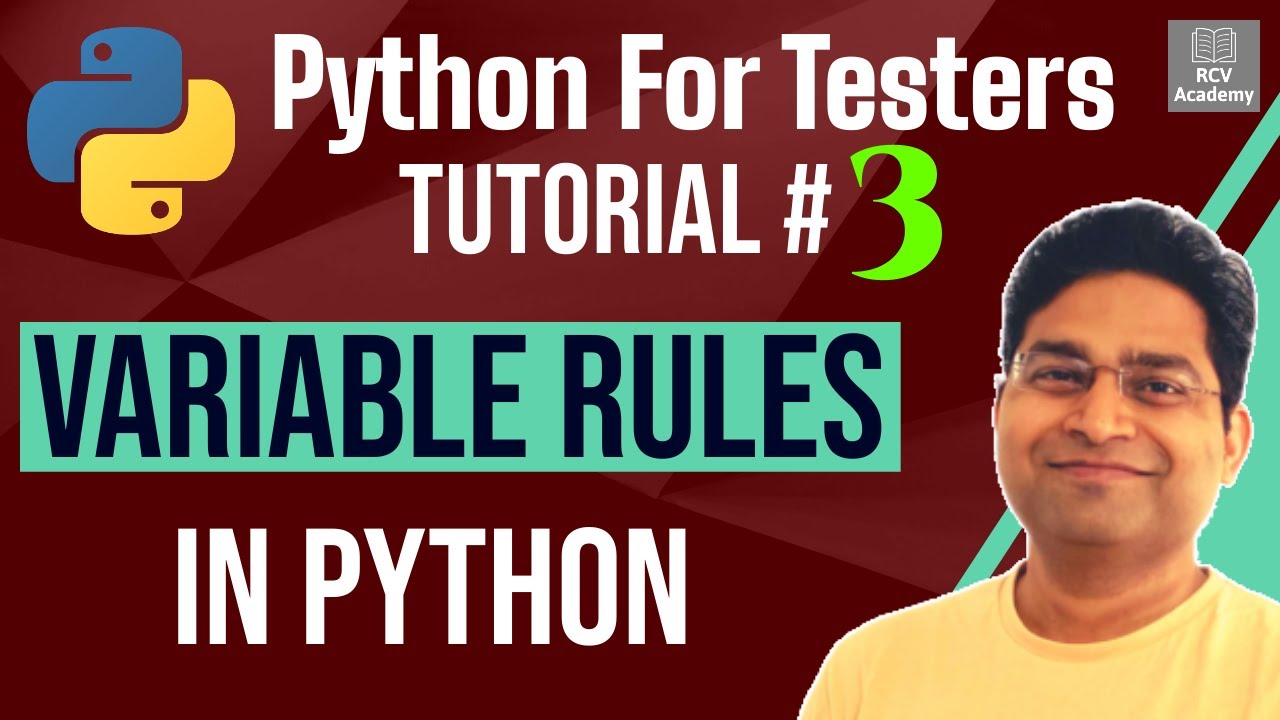 Python for Testers #3 - Python Variable naming Conventions