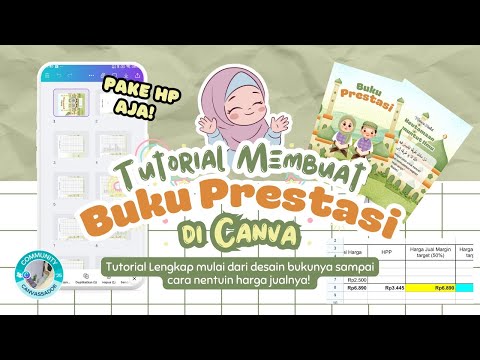 Tutorial Membuat Desain Buku Prestasi di Canva