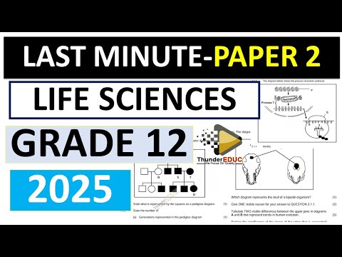 LAST MINUTE 2025 NCS  LIFE SCIENCES P.2 JUNE EXAMS [THUNDEREDUC] GRADE 12 LIFE SCIENCE PAPER 2