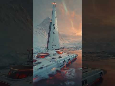 an ice-reinforced trimaran with autonomous helm