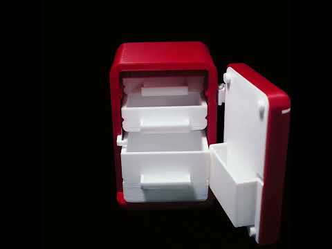 🏠 Mini Object | Mini Fridge Retro・ STL File for 3D printing・Cults