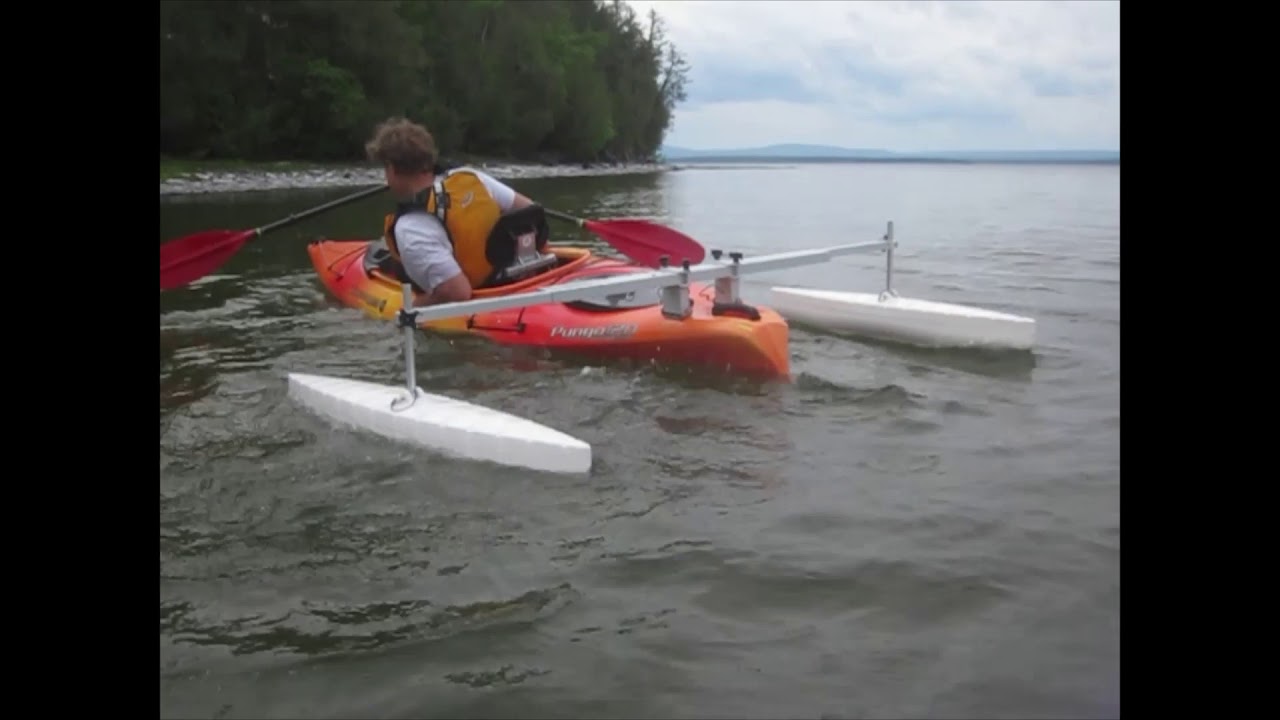 Kayak Outriggers Stability Test - Part 2