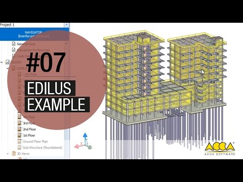 Structural calculation software - EdiLus Example #07