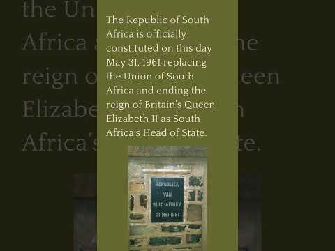 On this day in History May 31, 1961