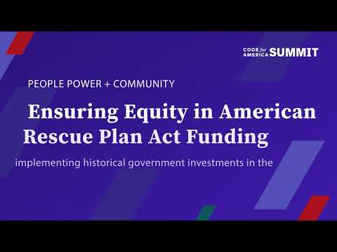 Ensuring equity in American Rescue Plan Act funding: implementing government investment in the South