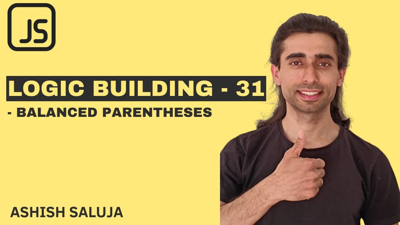 Javascript JS Coding Practice 31 - Balanced Parentheses Checker - Hindi
