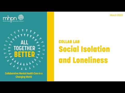 Social Isolation and Loneliness COLLAB LAB