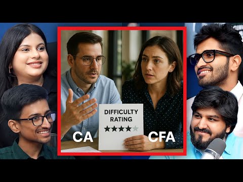 Which is Tougher: CA or CFA? Brutally Honest Comparison! | Kushal Lodha Clips
