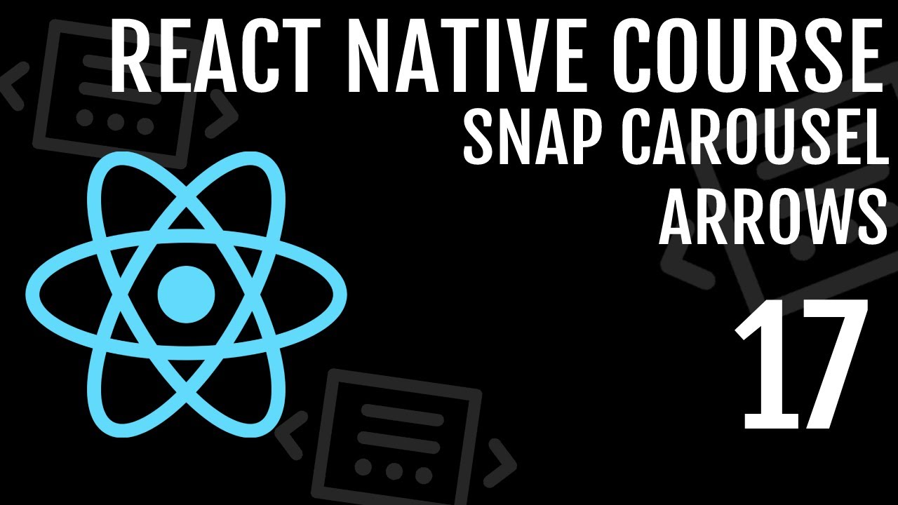 React Native Snap Carousel Arrows | React Native Course #17 #reactnative #snapcarousel