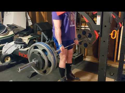 385 lbs (170 kg) speed pulls for 3