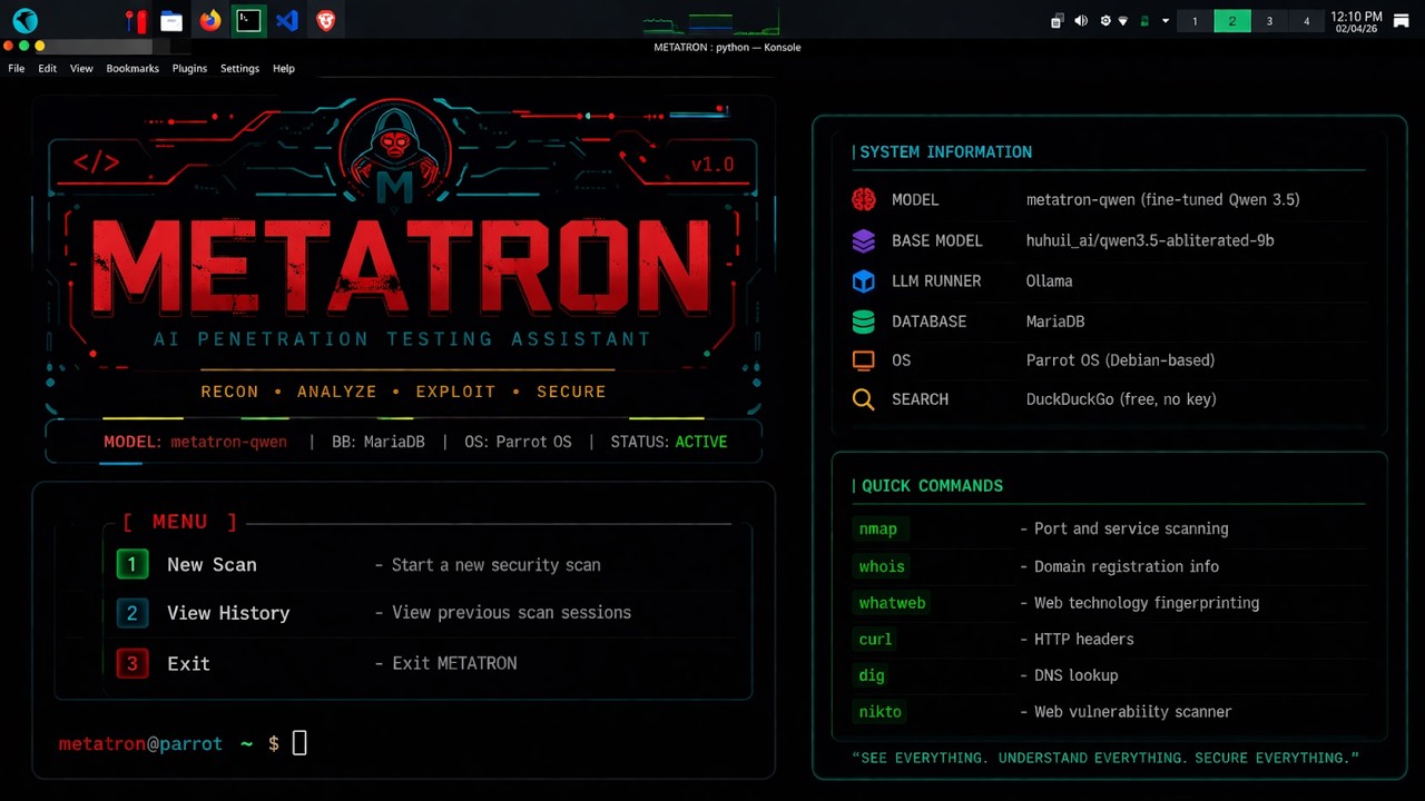 MetatronI Built an AI That Hacks For You (Runs 100% Offline)This AI Finds Vulnerabilities,fixes.