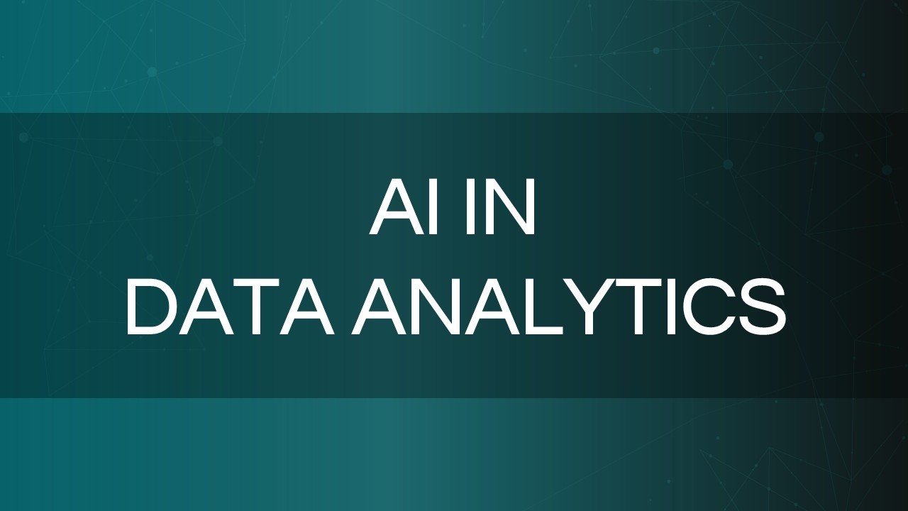 AI in Data Analytics Animated PowerPoint Template