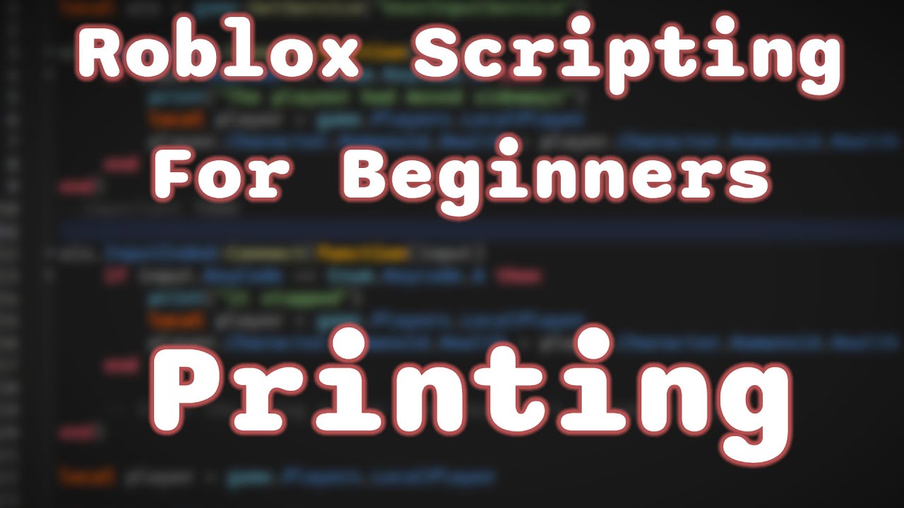 Roblox Scripting Tutorial Beginner To Pro | Studio Interface and Printing