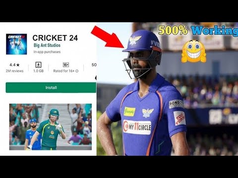 How to Download Cricket 24 in Android | How to play Cricket 24 in Android | Cricket 24 for Android