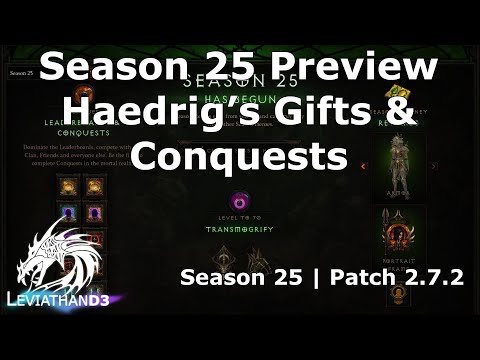Season 25 Preview - Haedrig's Gifts and Conquests - General Discussion ...