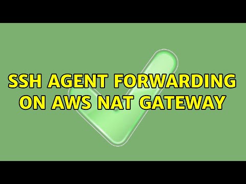 SSH Agent Forwarding on AWS NAT Gateway