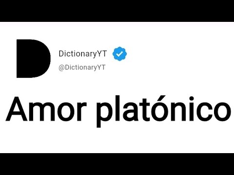 Amor platónico Meaning in English