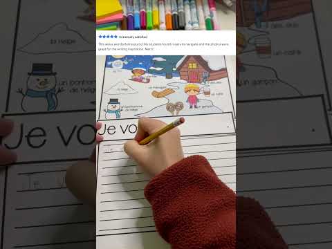 Centres d'écriture - L'hiver #frenchteachers #mmemindset  #enseignerauprimaire