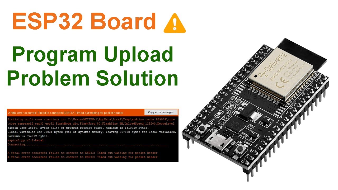 How to Fix ESP32 Uploading Errors: Easy Troubleshooting Guide